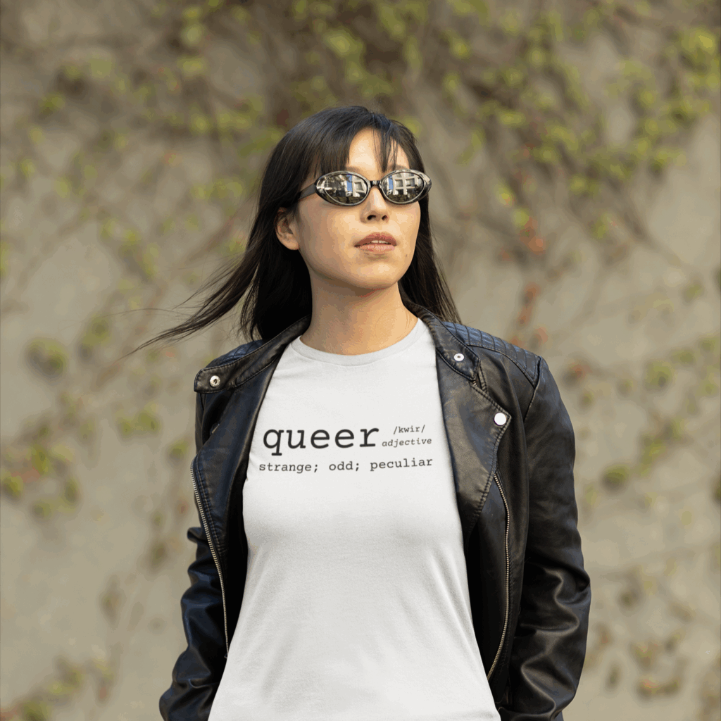 queer by definition t-shirt - Bold + Queer